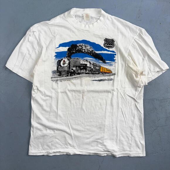 Shirts | Union Pacific 7s Usa Vtg T Shirt Train 8444 Coast Stedman ...